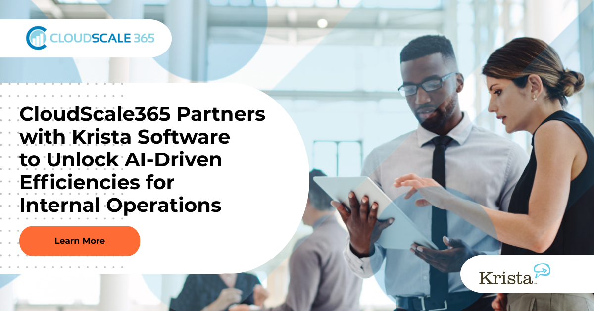 CloudScale365 Partners with Krista Software to Unlock AI-Driven ...